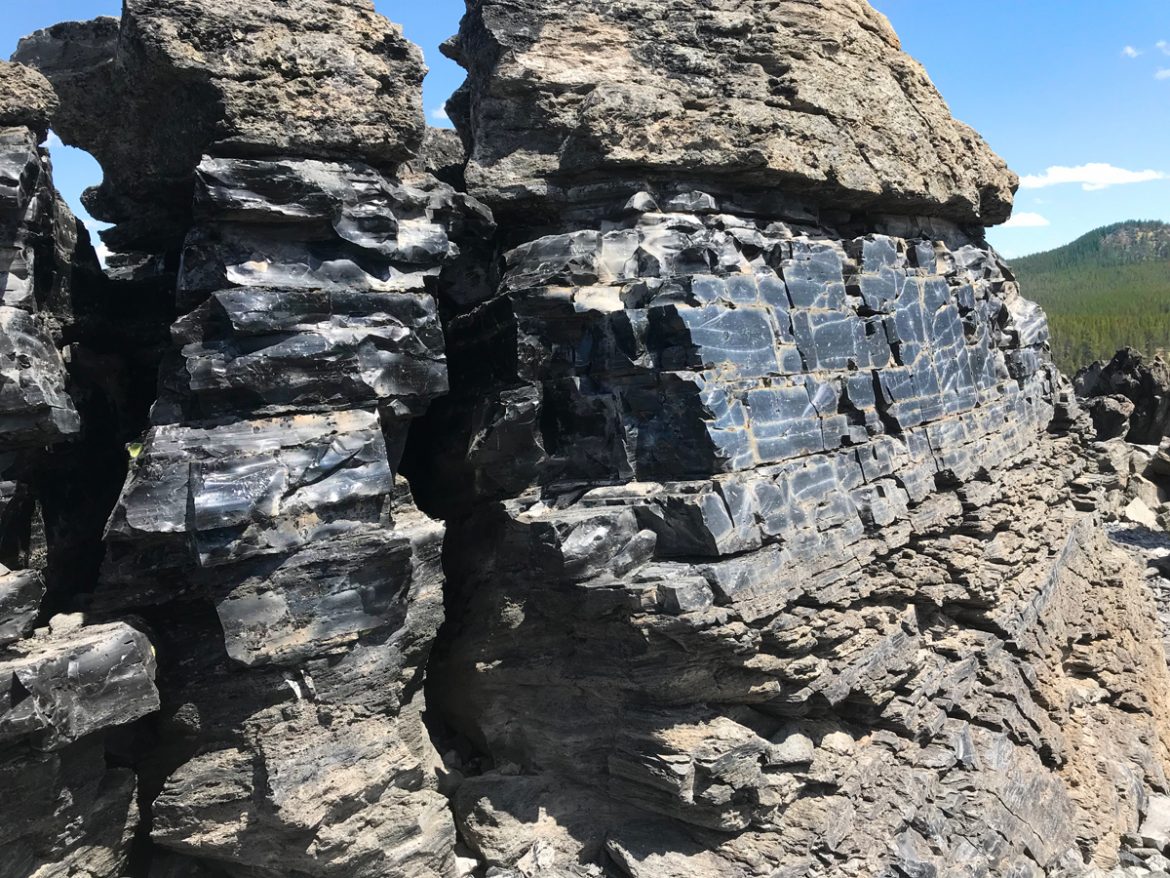 Safely Hike the Big Obsidian Flow trail at Paulina Lake